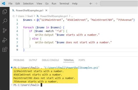 Check If A String Starts With A Number In Powershell