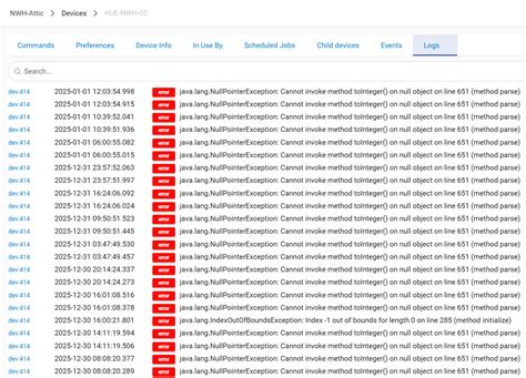 Hue Over Matter Java Errors 🛎️ Get Help Hubitat