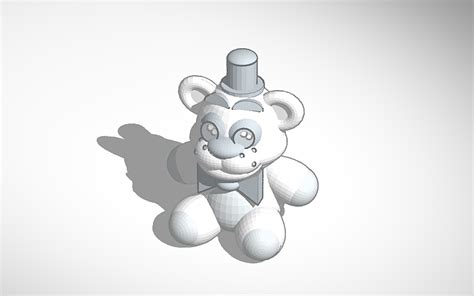 3d Design Golden Freddy Plush Template Tinkercad