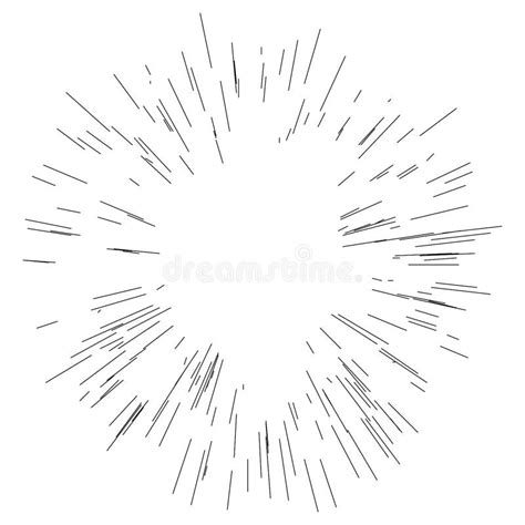 Abstract Radial Radiating Lines Stripes Burst Lines Stock Vector Illustration Of Center