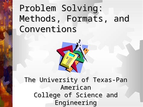 Ppt Problem Solving Methods Formats And Conventions Dokumen Tips