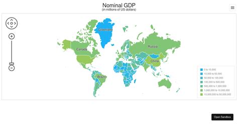 Overview Devextreme Vector Map Codesandbox