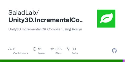 github saladlab unity3dcrementalcompiler unity3d incremental c