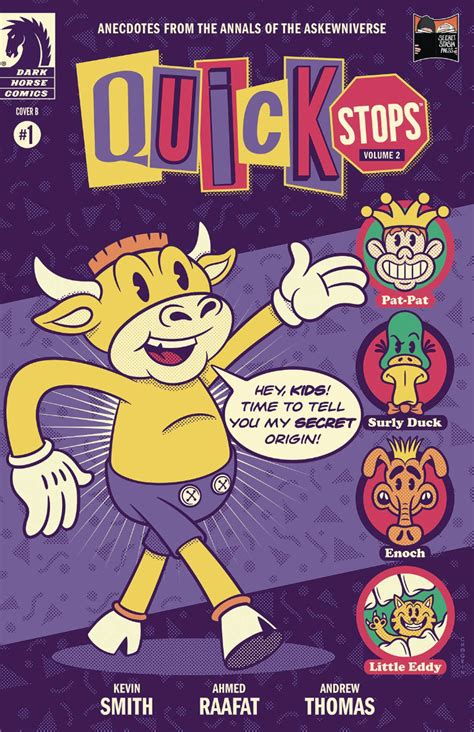 quick stops vol 2 issue 1 cover art by chogrin jay and silent