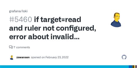If Targetread And Ruler Not Configured Error About Invalid Configdb