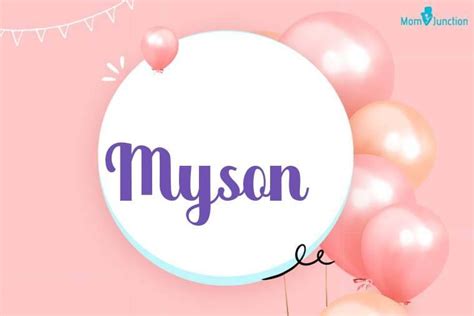 Explore Myson Meaning Origin And Popularity