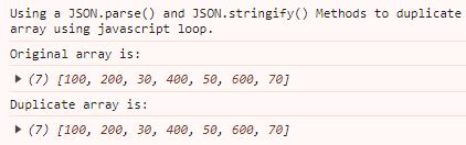 How To Duplicate An Array Using JavaScript Tpoint Tech