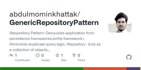 Github Abdulmominkhattakgenericrepositorypattern Respository