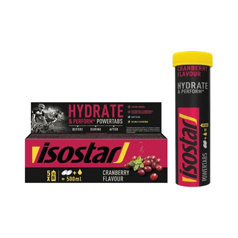 Изотонический напиток Isostar Powertabs 10 таблеток Клюква - купить с ...