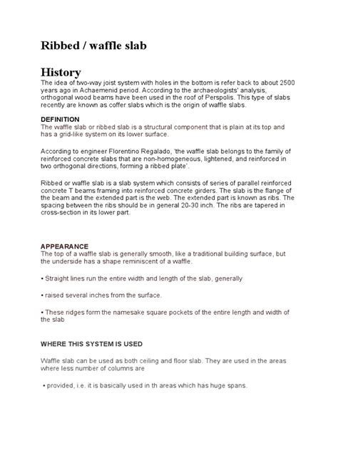 Waffle Slab Pdf Concrete Reinforced Concrete