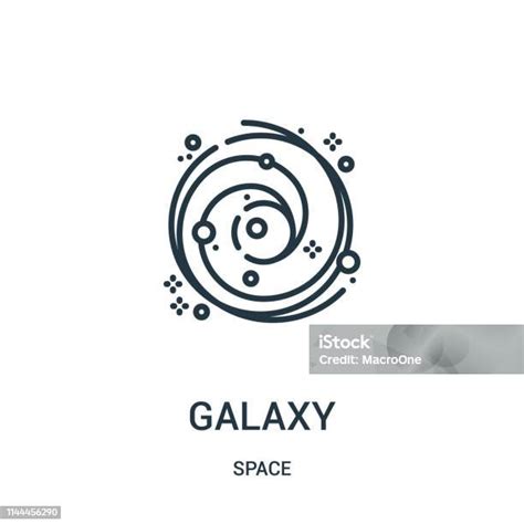 우주 컬렉션에서 갤럭시 아이콘 벡터 얇은 라인 갤럭시 개요 아이콘 벡터 일러스트 레이 션입니다 과학에 대한 스톡 벡터 아트 및 기타 이미지 Istock