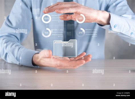 Business Developer Hand Using Board Framework On Virtual Modern Computer Showing Innovation