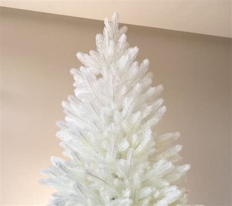 ᐉ Штучна ялинка №5 складана 2 50 м з металевою підставкою Білий У240237 • Краща ціна в Києві