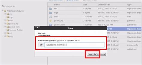 How To Copy Files Using File Manager In The Cpanel Server