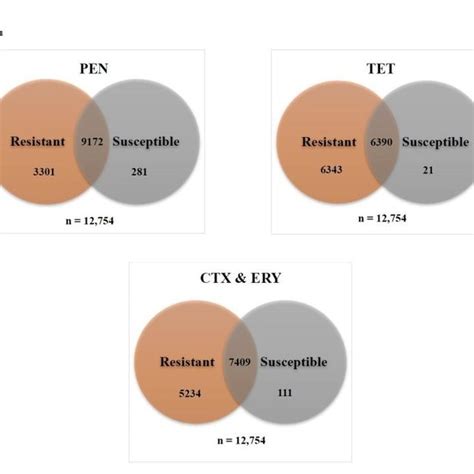 The Venn Diagram Summarizes The Number Of Snps Among The Resistant And