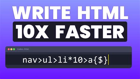 How I Code Insanely Fast In Vs Code Emmet Tutorial Youtube