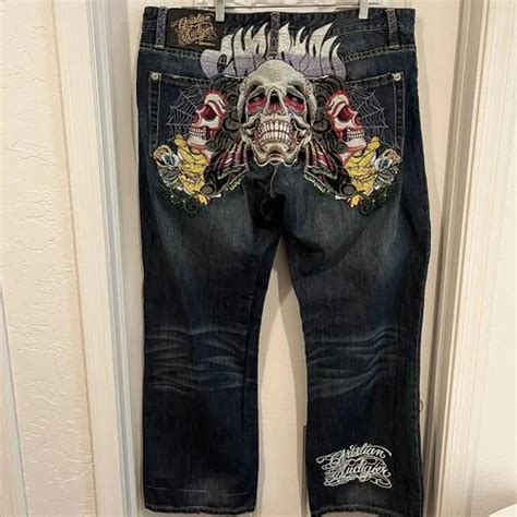 Ed Hardy Pants Size34x34 Baggy Fit Dm Me Before Depop