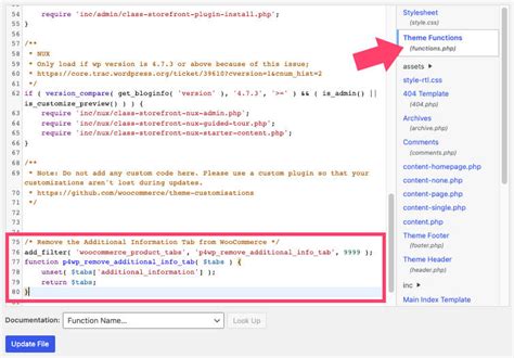 How To Hide The Additional Information Tab On Woocommerce Products And