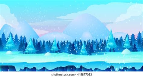 Game Application Vector Design Tileable Horizontally Stock Vector Royalty Free 445877053