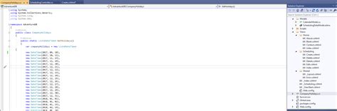 solved asp mvc c vs 2019i have a list of holidays in