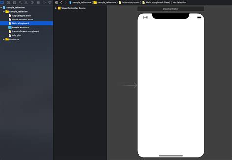 Xcode Swiftでtableview動作サンプル プログラミングの足跡