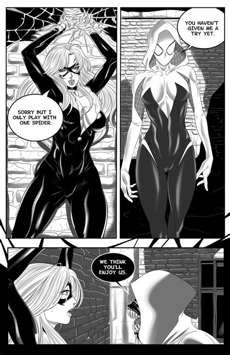 Gwenom And Black Cat Pic