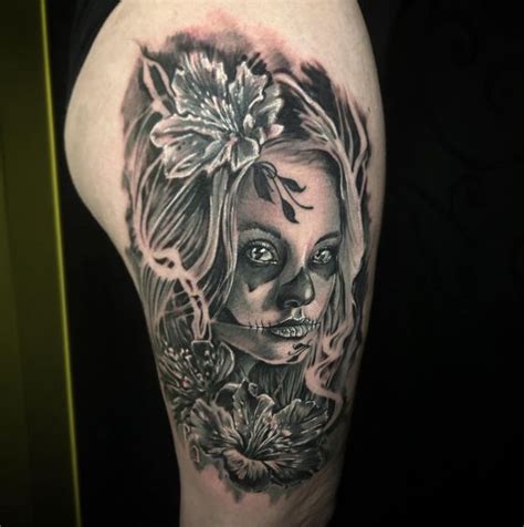 Santa Muerte Tattoos Symbolism Meaning Design And Spiritual Significance