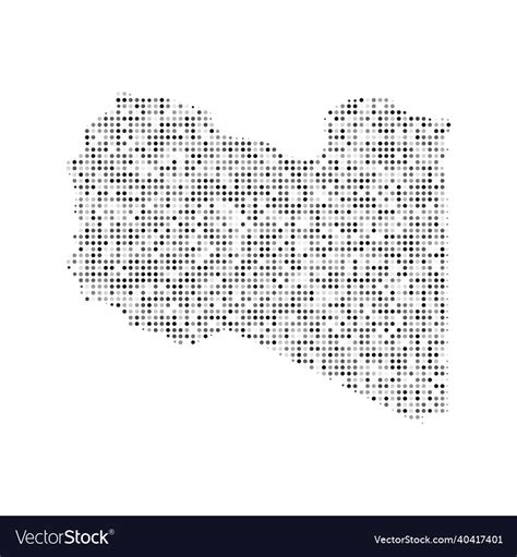 Abstract Dotted Black And White Halftone Effect Vector Image