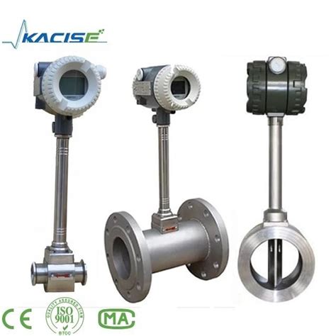 Digital Liquid Vortex Flow Meter Acrylic Inline Gas Flow Meter