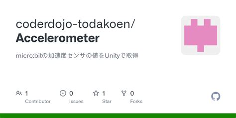 Github Coderdojo Todakoen Accelerometer Micro Bit Unity