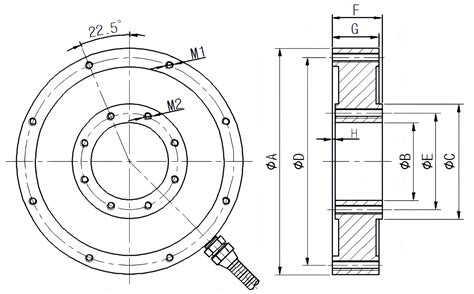 Static Dual Flange Torque Sensor Cl1 9500 Sino Insts