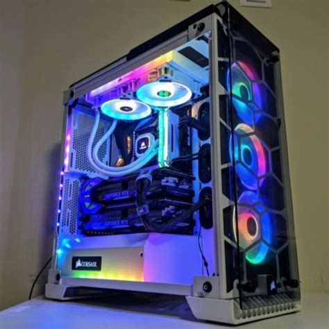 Custom Built Gaming Computers With Water Cooling And RGB Features