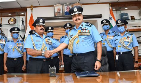 Air Chief Marshal Vr Chaudhari Takes Over As New Iaf Chief From Rks