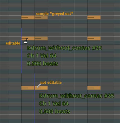 Midi Editing Some Samples Cannot Be Edited How Do I Ardour