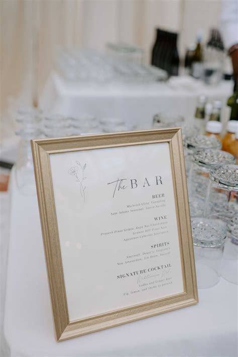 Editable Bar Menu Template Etsy