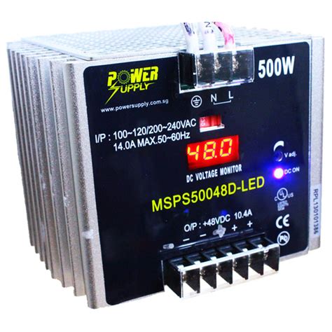 Din Rail 48V DC Output Motion Solution Pte Ltd