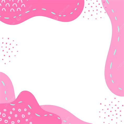 핑크 색상의 사진 프레임 테두리 소셜 미디어 템플릿에 대한 미적 추상 Twibbon 꼬챙이 소셜 미디어 분홍색 Png 일러스트 및 벡터 에 대한 무료 다운로드