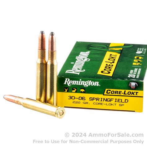 200 Rounds Of 220gr Sp 30 06 Ammo For Sale By Remington