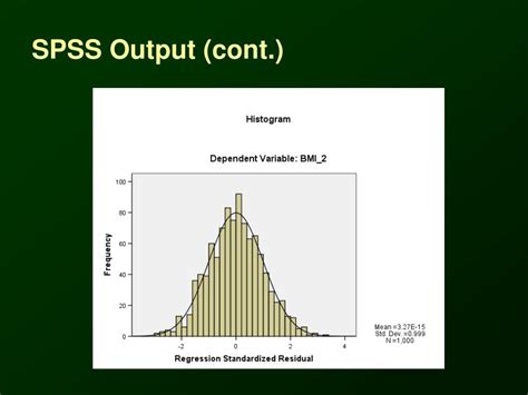 PPT Using SPSS For Simple Regression PowerPoint Presentation Free Download ID 954642