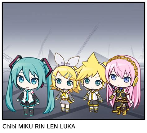 Chibi MIKU RIN LEN LUKA Comic Studio