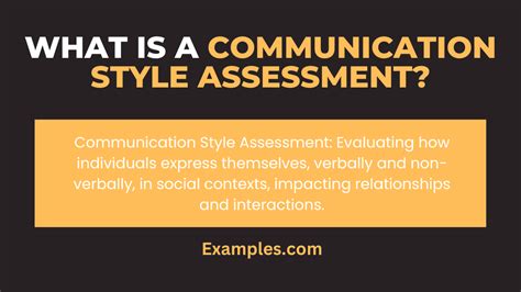 19 Communication Style Assessment Examples