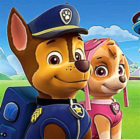 Skye And Chase Fanarts Chase Paw Patrol Fan Art 40192991 Fanpop
