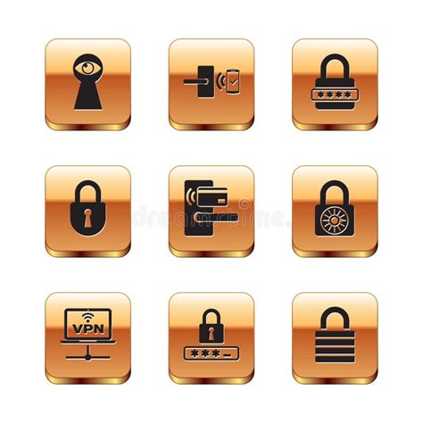 Set Keyhole With Eye Vpn Computer Network Password Protection Digital Door Lock Wireless