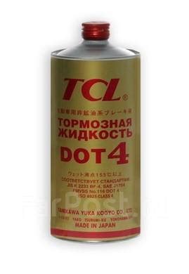 Тормозная жидкость TCL DOT-4 1л Япония