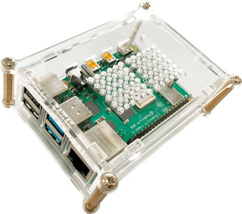 RPI CASE TR Housing For Raspberry Pi Plastic Transparent At Reichelt Elektronik