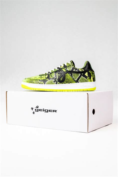 Lime Green Python Gf 01 John Geiger