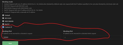 Blocking Mode To A Specific Domain Https Or Add Custom Text Html Code Issue