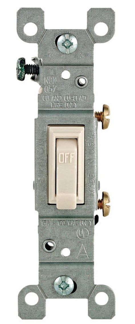Leviton 01451 2tm Toggle Switch 120 Volt 15 Amp Leviton Toggle