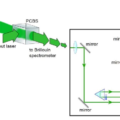 Schematic Diagram Of The Brillouin Microscope Consisting Of A