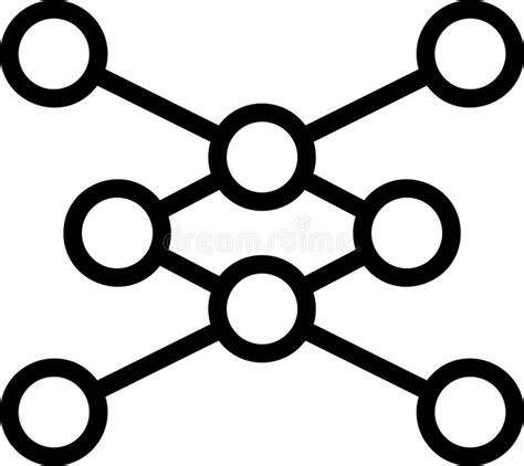 Neural Network Vector Icon Stock Illustration Illustration Of Artificial 388687563